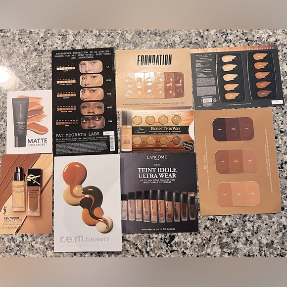 Yves Saint Laurent | Makeup | Bundle Of 9 Luxury Brand Makeup Samples ...
